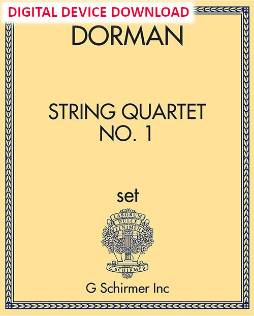 String Quartet No. 1 - Digital (Not Printable)