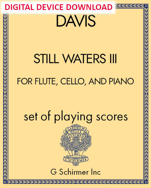 Still Waters III for flute, cello, and piano - Digital
