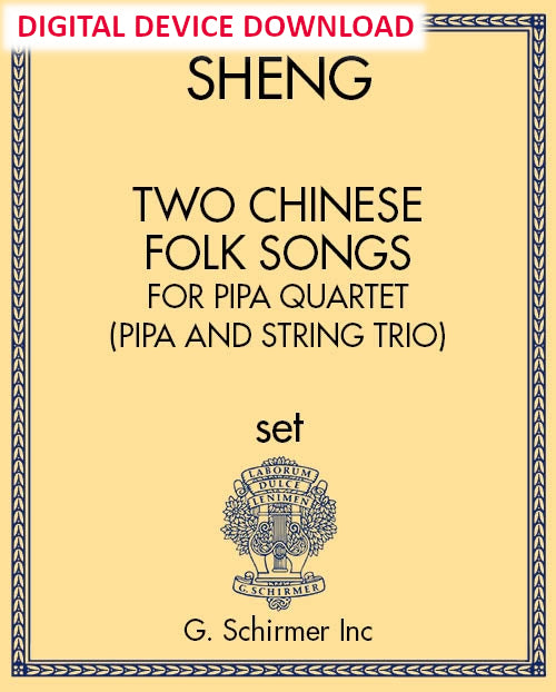 Two Chinese Folk Songs - Digital (Not Printable)