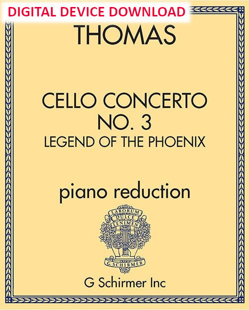 Cello Concerto No. 3 Legend of the Phoenix - Digital (Not Printable)