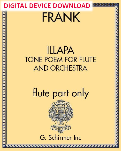 Illapa: Tone Poem for Flute and Orchestra - Digital (Not Printable)
