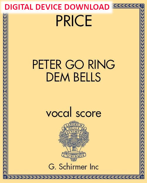 Peter Go Ring dem Bells - Digital (Not Printable)