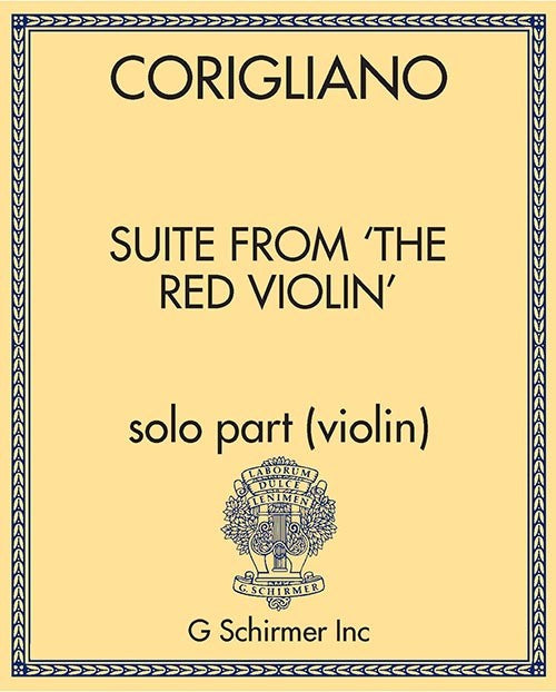 Suite from 'The Red Violin' - solo part (violin)