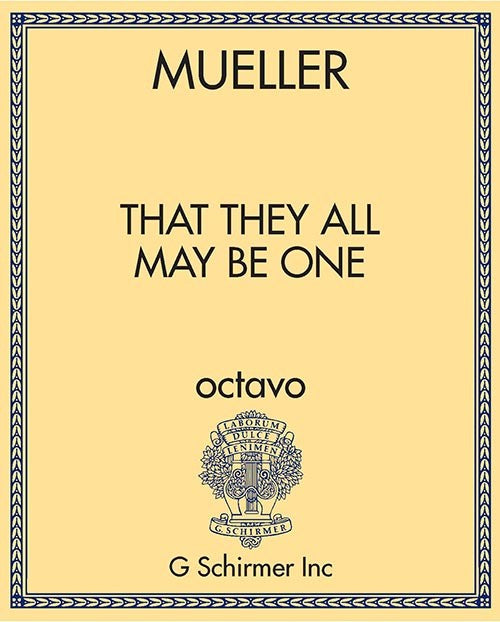 That They All May Be One