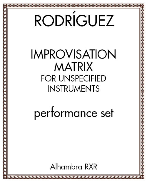 Improvisation Matrix