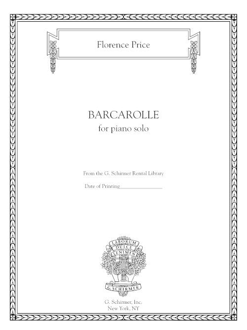 the barcarolle